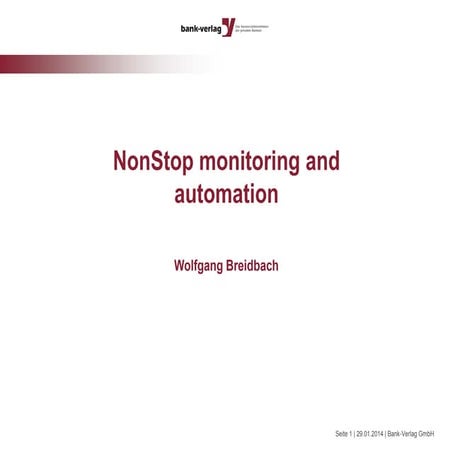 Non stop monitoring and automation | PDF
