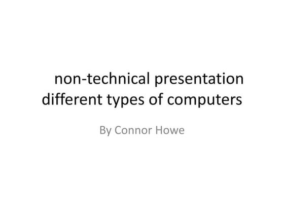 Non technical malvin harding | PPT
