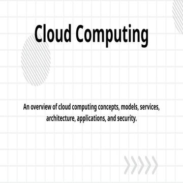 Cloud Computing and It's Architecture.pptx