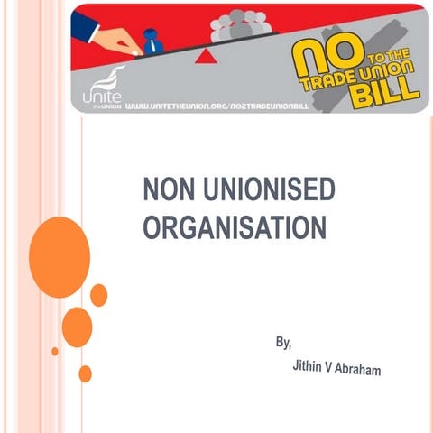 Non unionised organisation | PPTX