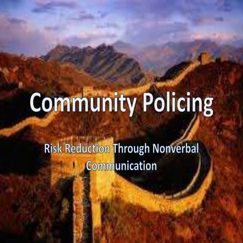 Community Policing | PPTX