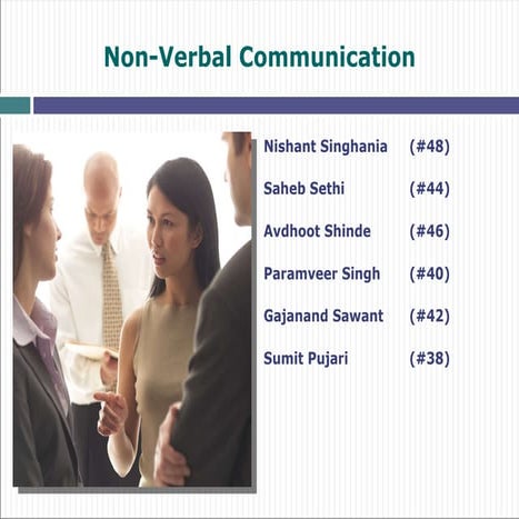 Non verbal communication | PPT