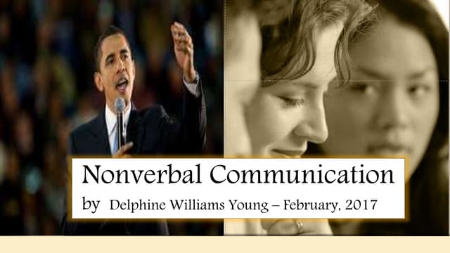 Non - Verbal Communication - KOPPACT | PPT