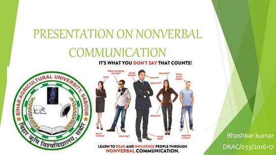 Nonverbal communication powerpoint | PPT