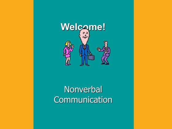 Non Verbal Communication Power Point | PPTX