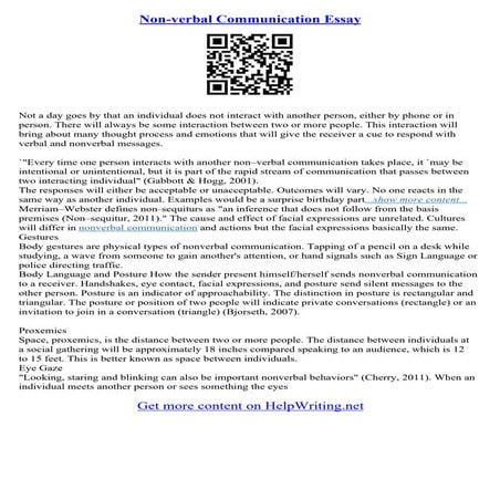 Essay On Non Verbal Communication.pdf