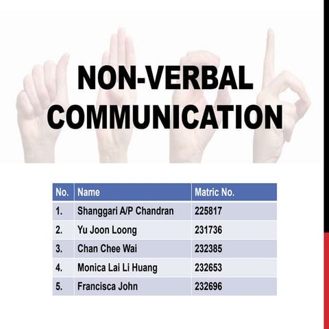 Nonverbal 100316 pwp | PPTX