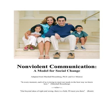 Nonviolent communication a model for social change | PDF