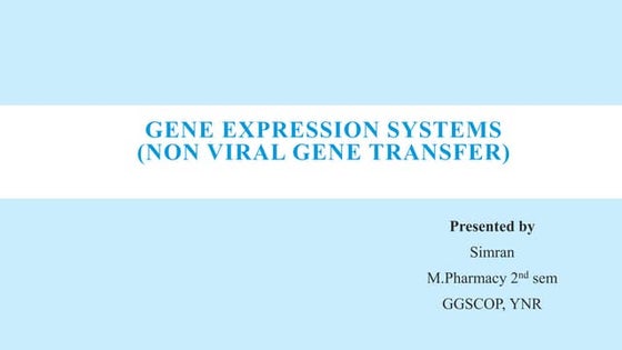 MICROINJECTION GENE TRANSFER METHOD | PPTX