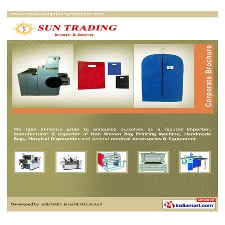 Sun Trading, Chennai, Printing Machine | PDF