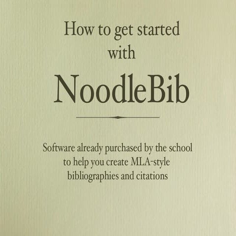 IWB Bibliography intro | PPT