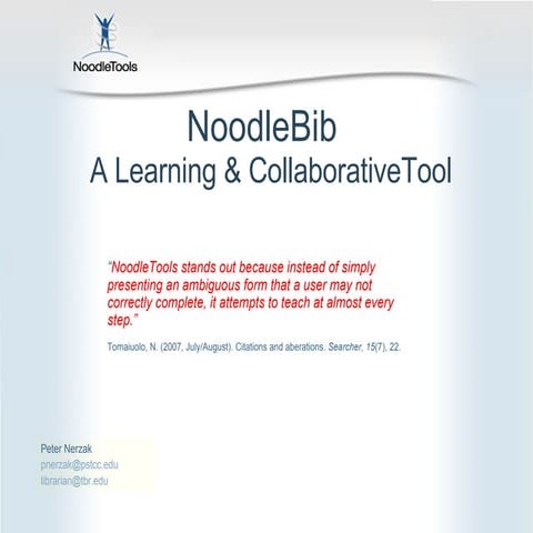 Noodlebib | PPT