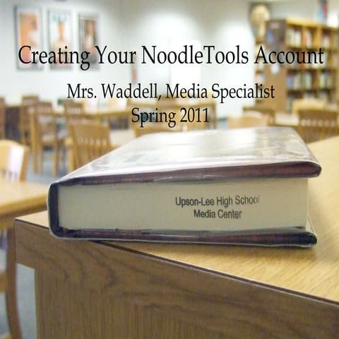 Noodle tools | PPT