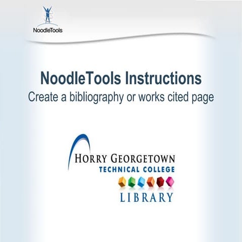 Noodle Tools | PPT | Free Download