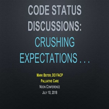 Noon conf code status | PPTX | First Aid | Injuries