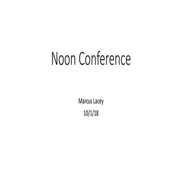 Noon conference 10 1-18 | PPT
