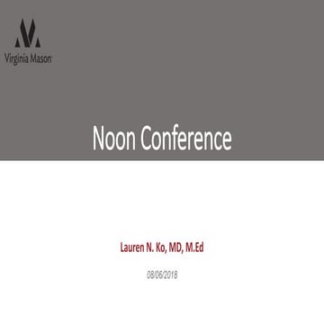 Noon conference 8 6 ko | PPT