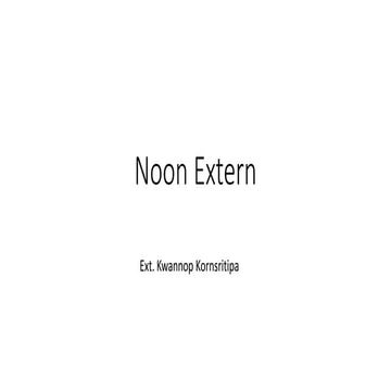Noon extern (1) | PPT