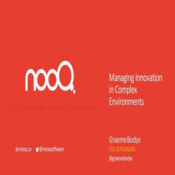 Managing Innovation in Complex Environments | PDF