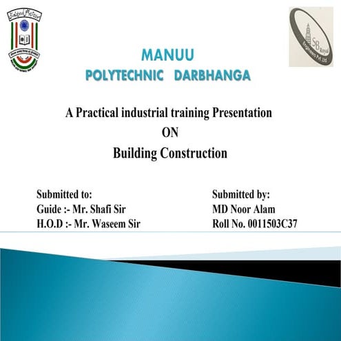 Building construction ppt | PPT
