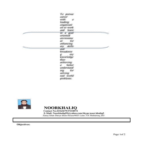 Noor cv | DOC