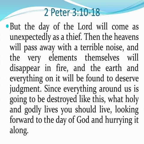 0514 2 peter 318 our lord and savior jesus christ power point church ...