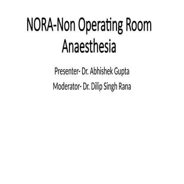 NORA anesthesia management explained.pptx