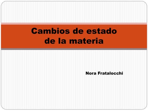 Cambios de Estado | PDF