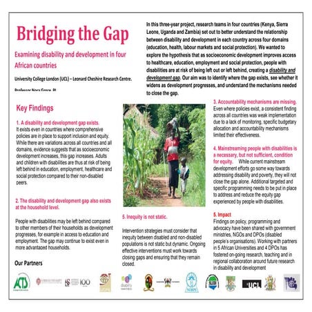 Power of partnership conference: Poster: Bridging the Gap | PDF ...