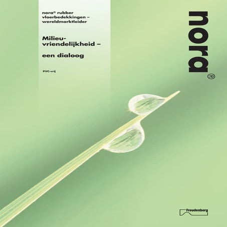 nora flooring systems - Nora milieuvriendelijkheid | PDF