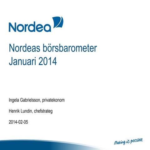 Nordeas börsbarometer februari 2014 | PPT