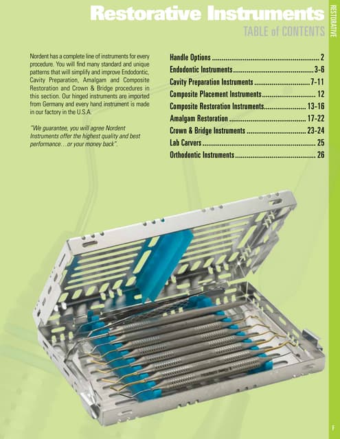 Nordent Cavity prep | PDF