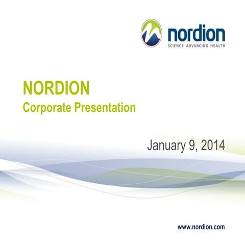 Nordion Corporate Presentation | PPTX