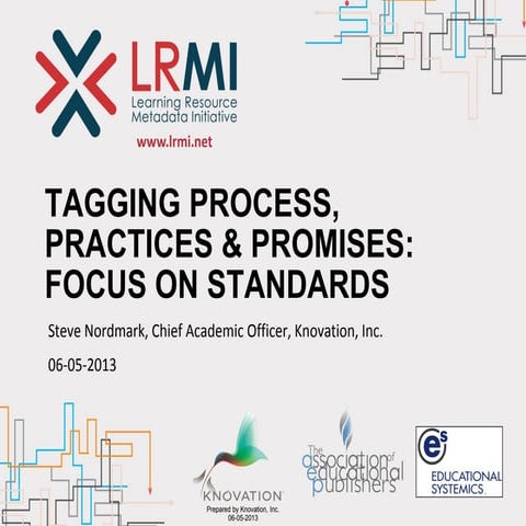 Tagging Process, Practices, and Promises: Focus on Standards | PDF
