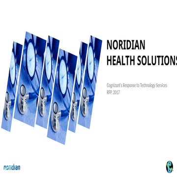 Pitch Deck Template for Noridian Healthcare | PPT