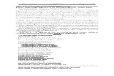 NORMA Oficial Mexicana NOM-017-SSA2-1994, Para La, 44% OFF