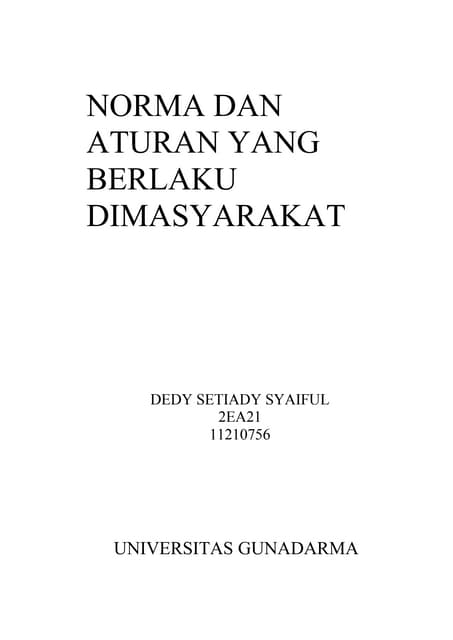 Pendidikan Pancasila Bab 2 Norma dan Aturan.pptx