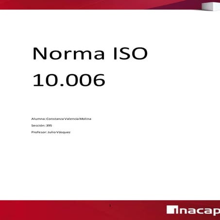Norma iso 10 | DOCX
