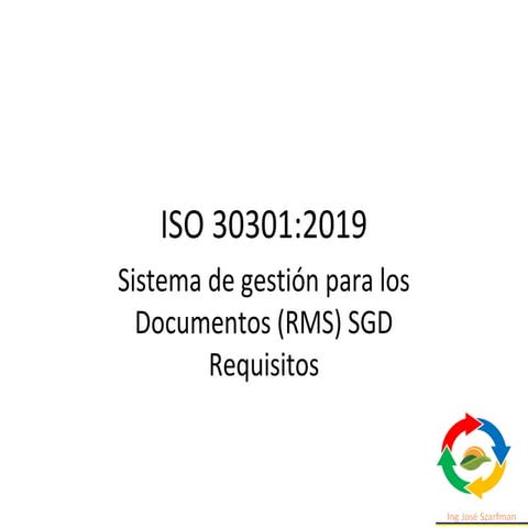 Norma iso 30301 sg documentos | PPT