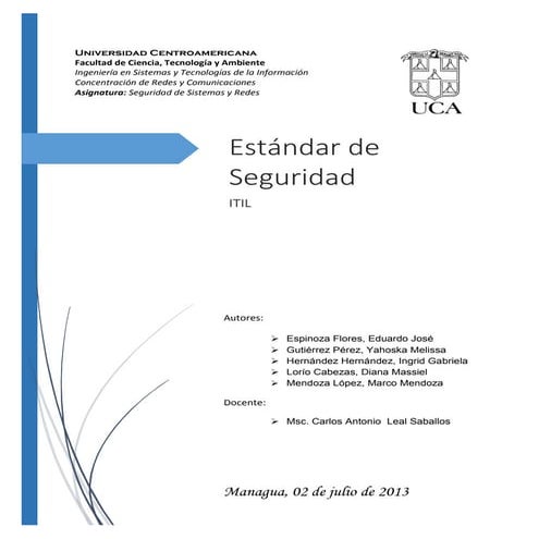 Norma itil | PDF