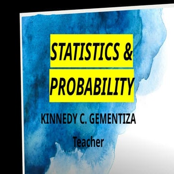 Statistics and probability 11 Normal-Random-Variable.ppt