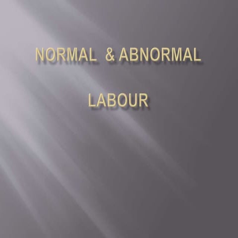 Normal & abnormal | PPT