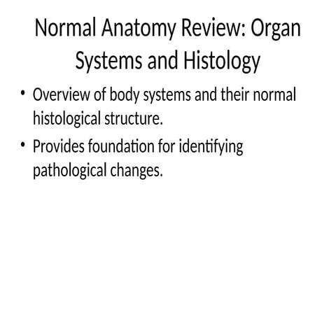 Normal_Anatomy Histology Slide for everyone | PPTX