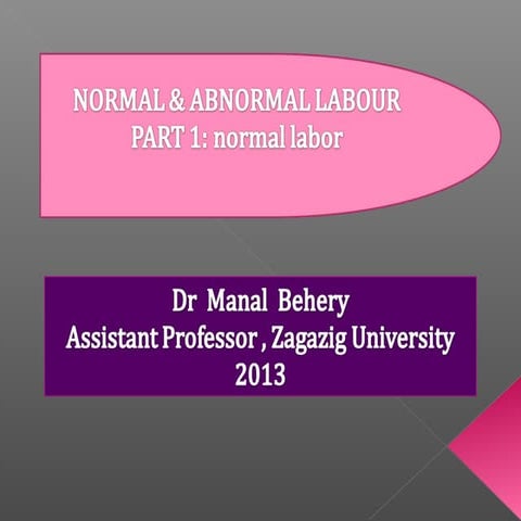 Normal and abnormal labor part 1 | PPT
