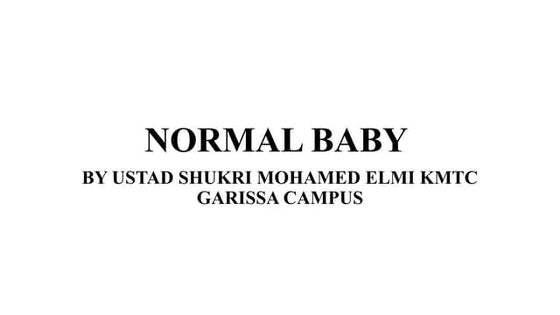 Essential Newborn Care | PPTX | Pregnancy | Reproductive Health