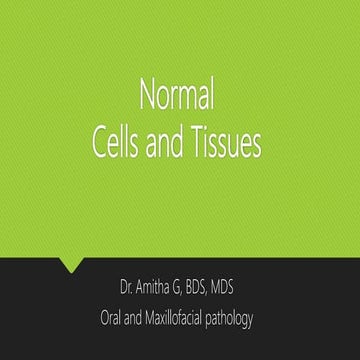 Normal Cells and Tissues | PPT