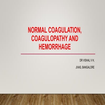 Normal coagulation | PPT