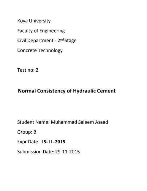 Compressive strength of cube concrete specimens | PPT