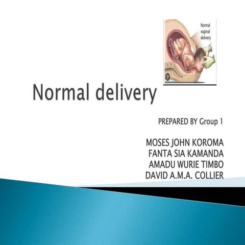 Normal labour and delivery ppt | PPTX