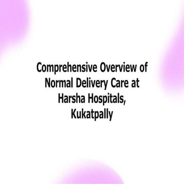 Normal Delivery Treatment in Kukatpally - Harsha Hospitals.pptx